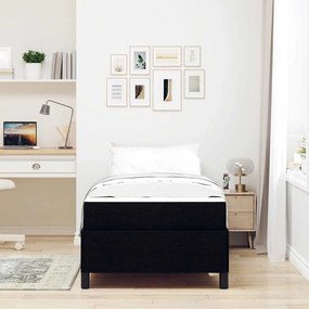 Postel s boxspringem Černá 90 x 200 cm textil 3398831