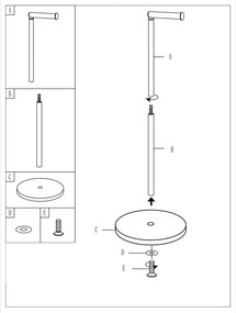 Stojan na toaletní papír LOKIA