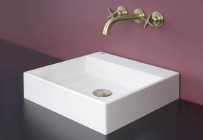 Deante Correo, granitové umyvadlo na desku 500x400x125 mm, bílá, DEA-CQR_AU5S