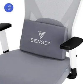 SENSE7 Tone bílo-šedá / Kancelářské ergonomické křeslo / nosnost 130 k