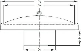 TFA K1.100858 - Teploměr 70 mm na zabudování