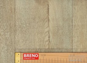Breno PVC QUATROTEX Oslo 532 - dekor drubu, šíře 200 cm