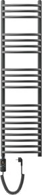 Mexen Eros, elektrické topné těleso 1200 x 318 mm, 600 W, antracitová, W112-1200-318-2600-66