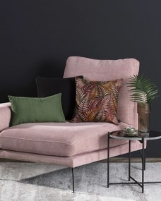 Sada 3 dekoračních polštářů Fern Flower maroon I