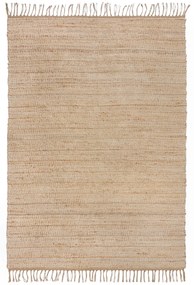 Flair Rugs, Kusový koberec Levi Chenille Jute Natural, 80x150, béžová, ložnice