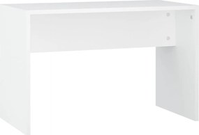 vidaXL Toaletní stolek sada s LED kompozitní dřevo [3114099] Barva: Bílá