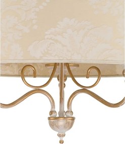 Brilagi - Lustr na řetězu SONIA 3xE27/15W/230V pr. 56 cm krémová/patina