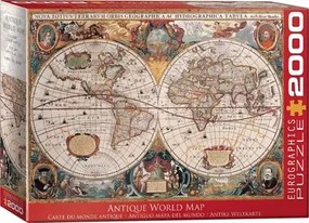EUROGRAPHICS Puzzle Antická mapa světa / 2000 dílků / 99,7 x 67,6 cm