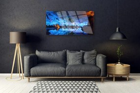 Obraz na skle Jeskyně Světlo Ledovec 140x70 cm