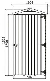 Zahradní domek 90 x 96 cm Dekorhome