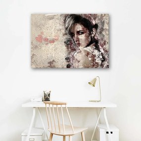 Obraz na plátně Krásná žena - abstraktní - 60x40 cm