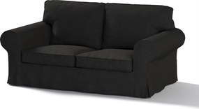 Potah na pohovku IKEA Ektorp 2-místná rozkládací  NOVÝ MODEL 2012 barva černá látka pletený vzor