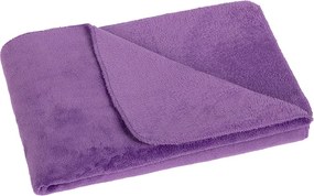 Bellatex Přikrývka Korall micro Fialová 75x100 cm