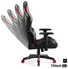 Herní židle Diablo X-Ray 2.0 King Size: černo-červená