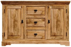 Indický nábytek - Komoda Guru 140x90x45 z masivu mango Mango natural