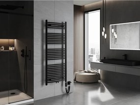 Mexen Ares, elektrické topné těleso 1500x600 mm + topná tyč 900 W, černá, W102-1500-600-2900-70
