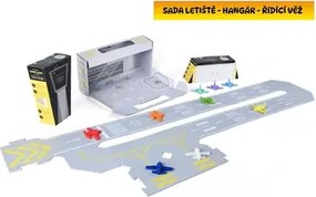 TODDLEROAD 2119 HANGÁR - 3 ergonomická letadla s funkční krabicí / od