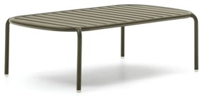 Zahradní konferenční stolek colnos 113 x 65 cm zelený MUZZA