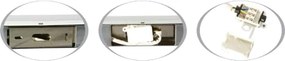 LED svítidlo Ecolite ALBA 15W 60cm chrom TL4130-LED15W/CHR