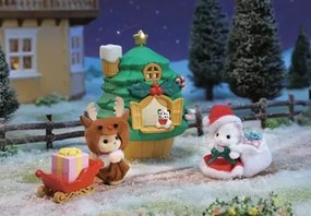 Sylvanian Families Domeček s vánočním stromečkem a baby figurky / od 3