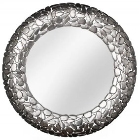Stone Mosaic zrcadlo 82 cm stříbrné