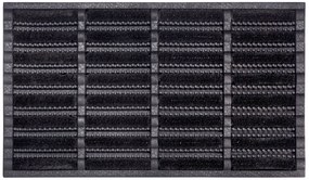 Hanse Home, Venkovní čistící rohož Mix Mats Brushes 105648 Black - na ven i na doma, 40x60, černá, exteriér
