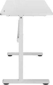Ergo Office ER-401W bílá / Stůl / Ruční nastavení výšky