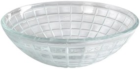 Sapho, TOSEMI skleněné gravírované umyvadlo, průměr 42 cm, čirá, TY153