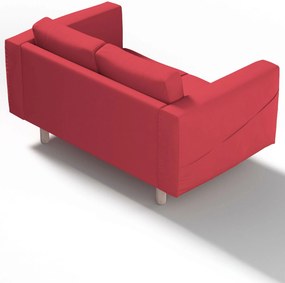 Potah na pohovku IKEA Norsborg 2-místná barva červená látka pletený vzor