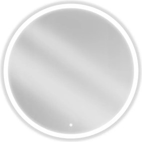 Mexen Oro, kulaté LED podsvícené koupelnové zrcadlo 100 cm, 6000K, topná podložka proti zamlžování, 9824-100-100-611-00
