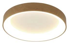 Mantra 8033 Niseko, stropní svítidlo s dřevěnou povrchovou úpravou LED 30W 3000K, průměr 45cm