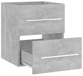 Skříňka pod umyvadlo betonově šedá 41x38,5x48 cm dřevotříska - Default Title