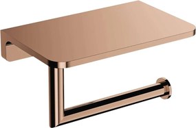 OMNIRES Modern Project - Držák toaletního papíru s poličkou, měď MP60511CP