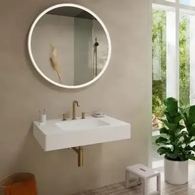 Hansgrohe - Umyvadlová baterie s výpustí Push-Open, 3-otvorová instala