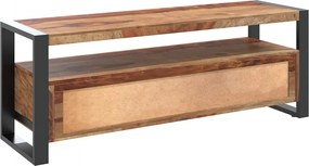 TV stolek 120 x 35 x 45 cm masivní akáciové dřevo 247403