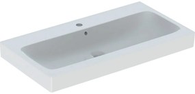 Geberit iCon - Umyvadlo 900x485 mm, otvor pro baterii, s přepadem, bílá 124590000