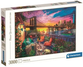 Clementoni - Puzzle 3000 Západ slunce nad Manhattanem