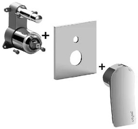 Paffoni Tilt - Baterie pod omítku pro 2 spotřebiče, chrom TIBOX015CR