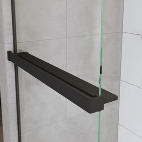 Mereo Mereo, Polička k WI, délka 120 cm, černý ALU, CK10620PB