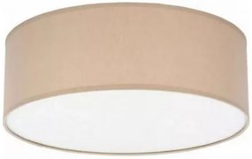 TK-LIGHTING Stropní přisazené osvětlení RONDO, 4xE27, 60W, 45cm, kulaté, béžové 4430