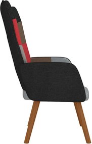 Relaxační křeslo patchwork textil 328195