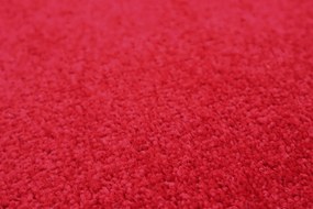 Spoltex, Kusový koberec Eton červený 15 čtverec, 80x80, červená, obývací pokoj
