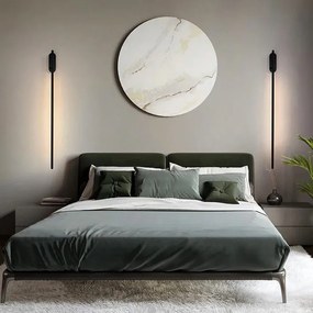 Toolight - LED nástěnné svítidlo 12W 92CM APP372-1W, černá, OSW-09756