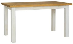 SIGNAL Jídelní stůl - POPRAD II, 160x90, medová borovice/bílá borovice