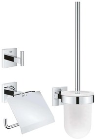 Grohe QuickFix Start Cube - Set doplňků pro toaletu 3 v 1, chrom 41123000