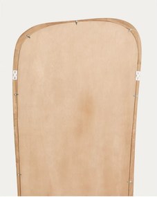 Nástěnné zrcadlo s dřevěným rámem 61x158 cm Alura – Kave Home