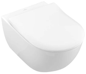Villeroy & Boch SUBWAY 2.0 - pack WC závesné, DirectFlush, SupraFix 3.0, biela Alpin CeramicPlus + sedátko slimseat 5614R2R1