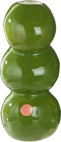OLIVES Váza 17 cm - zelená