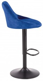 Barová židle- H101- Tmavě modrá