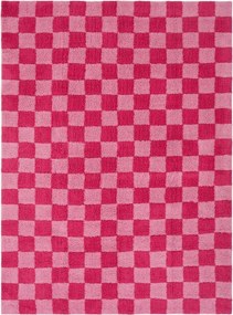 Růžový/světle růžový bavlněný koberec 200x300 cm Mela – Jotex
